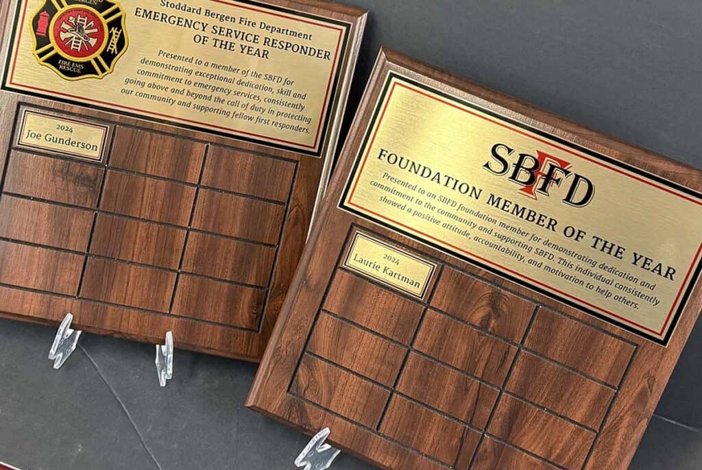 Custom Engraved Plaques for Trophies & Awards